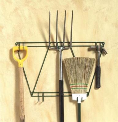 Tool Hanging Rack Garden Tools Holder Organiser Wall Mount Hook Metal ...
