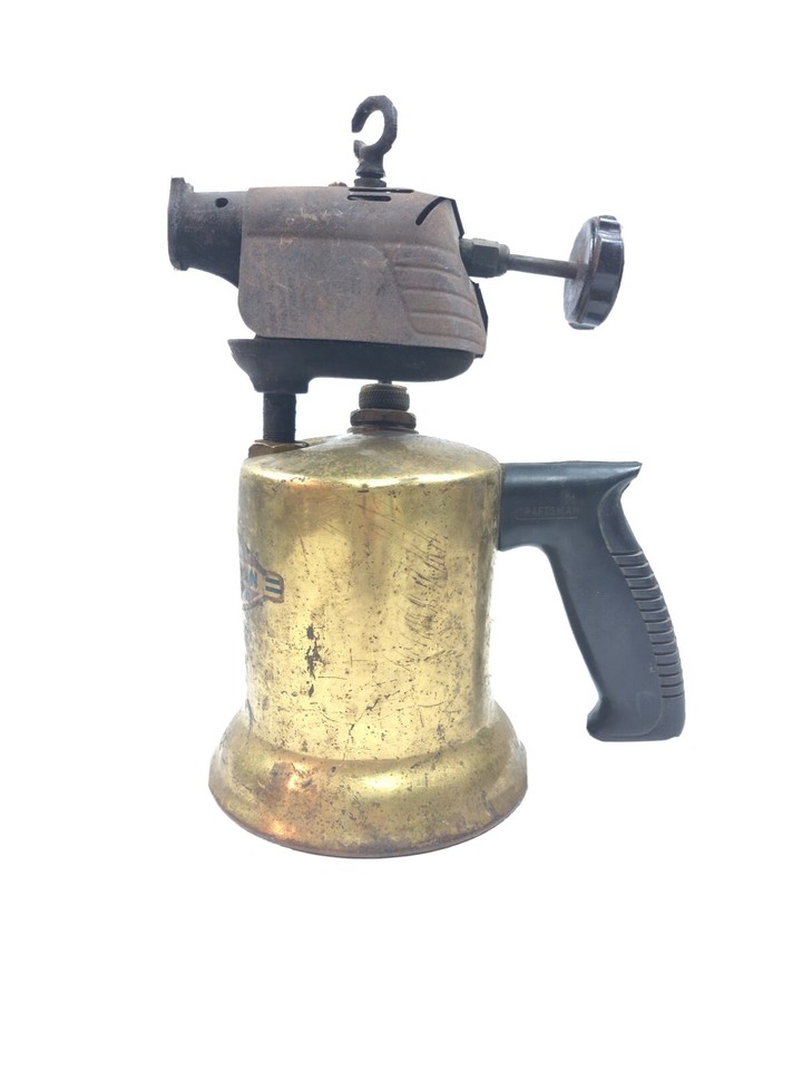 VINTAGE BRASS BLOW TORCH Craftsman Rare Find C3 | eBay