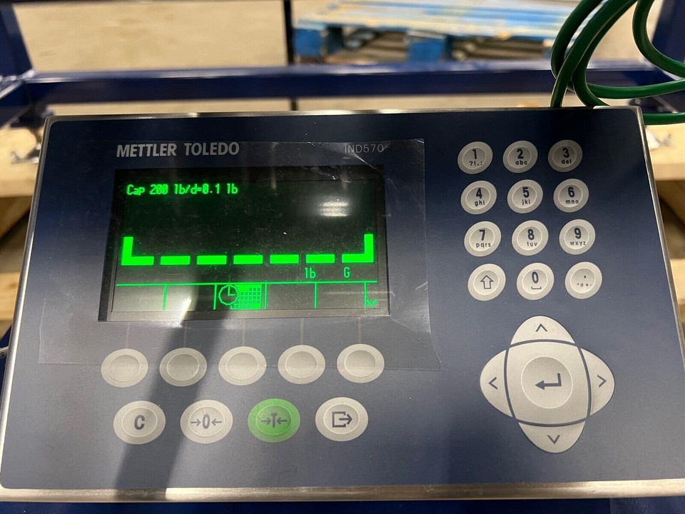 METTLER TOLEDO SWC Checkweigher Roller Conveyor Scale IND570 indicator ...