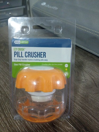 Ezy Dose Ezy Crush Pill Crusher with Ergo Grip & Handle w/Storage-NEW-SHIP24HRS | eBay