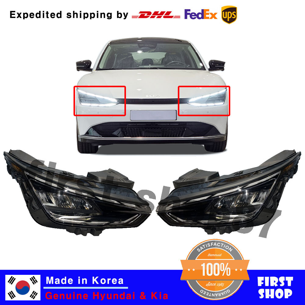 NEW OEM FULL LED Head Light Lamp ASSY Left + Right 2p set for Kia EV6 ...