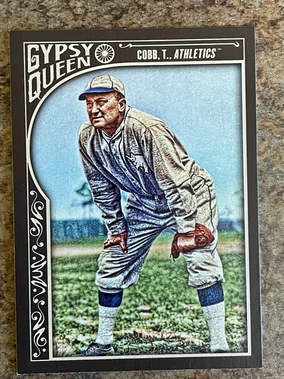 2015 Topps Gypsy Queen #17 Ty Cobb - Philadelphia Athletics | eBay