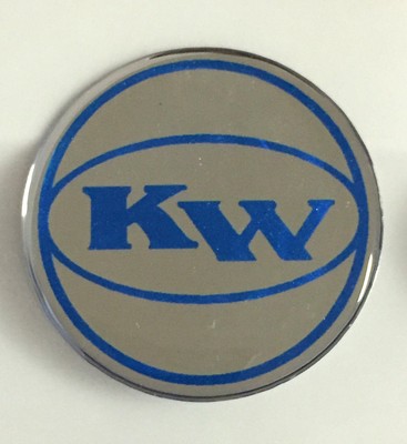 Key West Boats 1-1/2" Domed Round Decal Blue & Silver (Single) Boat ...