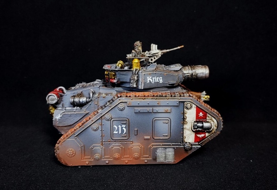 Warhammer 40k commission painted DKoK Krieg magnetized Leman Russ 2 ...