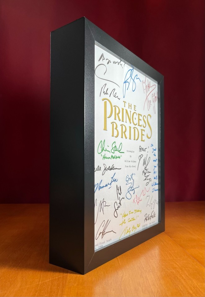 The Princess Bride Script Signed- Autograph Reprints- 154 Pages- As You ...
