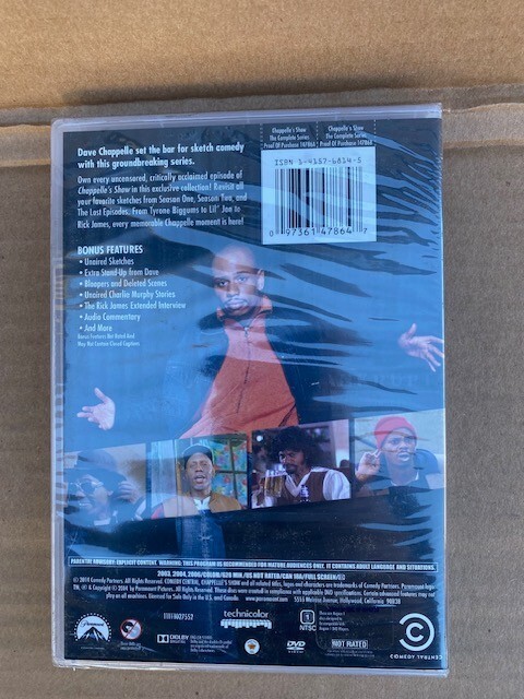 "Dave Chappelle Show" The Complete Comedy Series Uncensored, 6 DVD Set ...