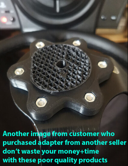 REINFORCED Steering wheel adapter for Thrustmaster TMX/TMX PRO-read ...