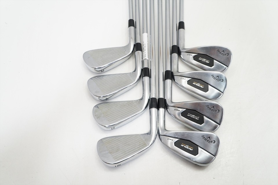 Callaway Rogue St Pro Iron Set 3-Pw Stiff Flex Elevate Mph 95 Steel ...