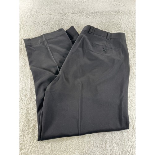 Brooks Brothers Madison Fit Pant Men 42x32 Black Dress Preppy Clean ...