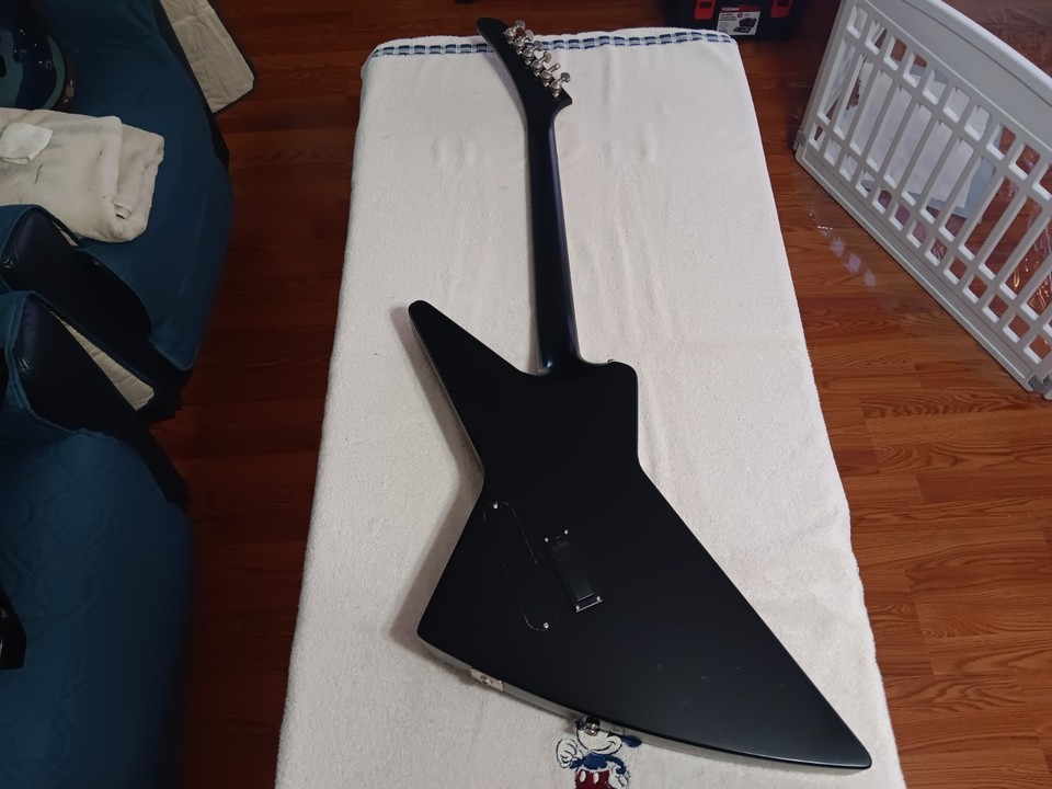 Repaired Epiphone Prophecy Explorer Electric Guitar - Satin Black | eBay
