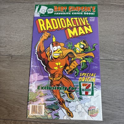 New The Simpson's Radioactive Man Comic Book 7Eleven Sealed in Poly Bag ...