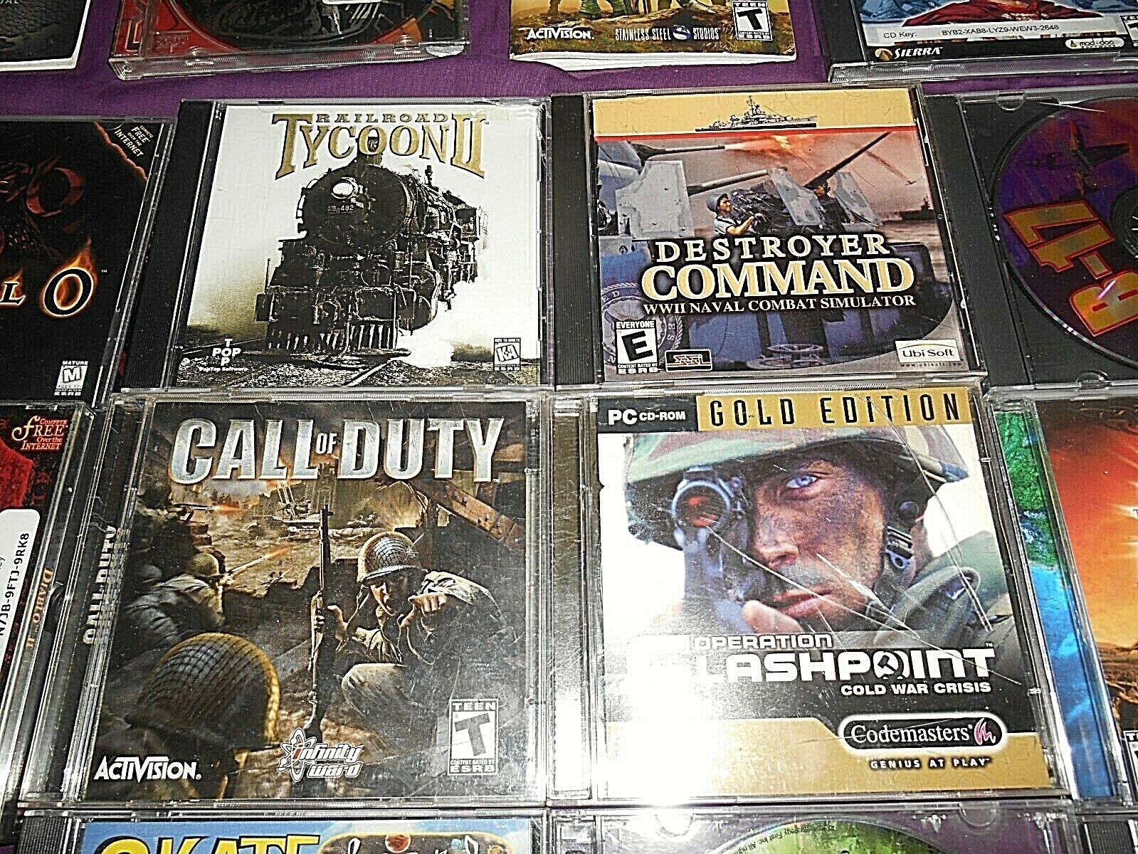 HUGE LOT OF 26 ASSORTED CD ROM COMPUTER GAMES | eBay