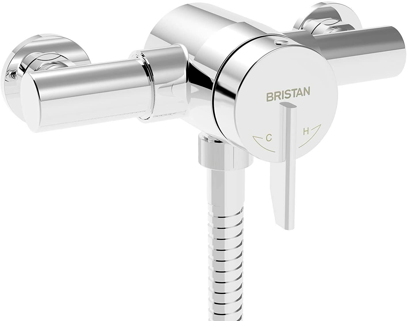 BRISTAN Sonique Exposed 2 Thermostatic Single Lever Shower c/w Kit ...