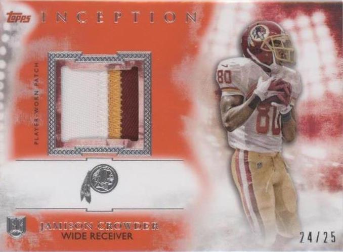 2015 Topps Inception - Rookie Patches Jamison Crowder #RP-JC Orange /25 ...