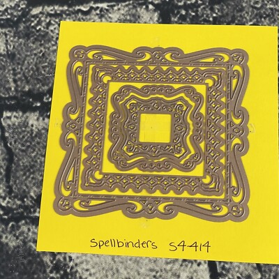 Spellbinders S4-414 Nestabilities Captivating Squares Die Templates | eBay