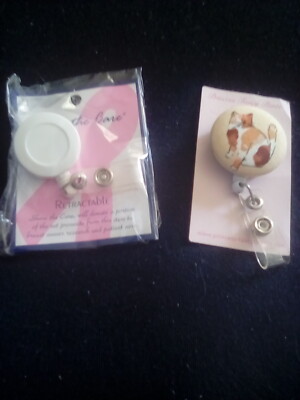 2 New Name Tag Holders | eBay