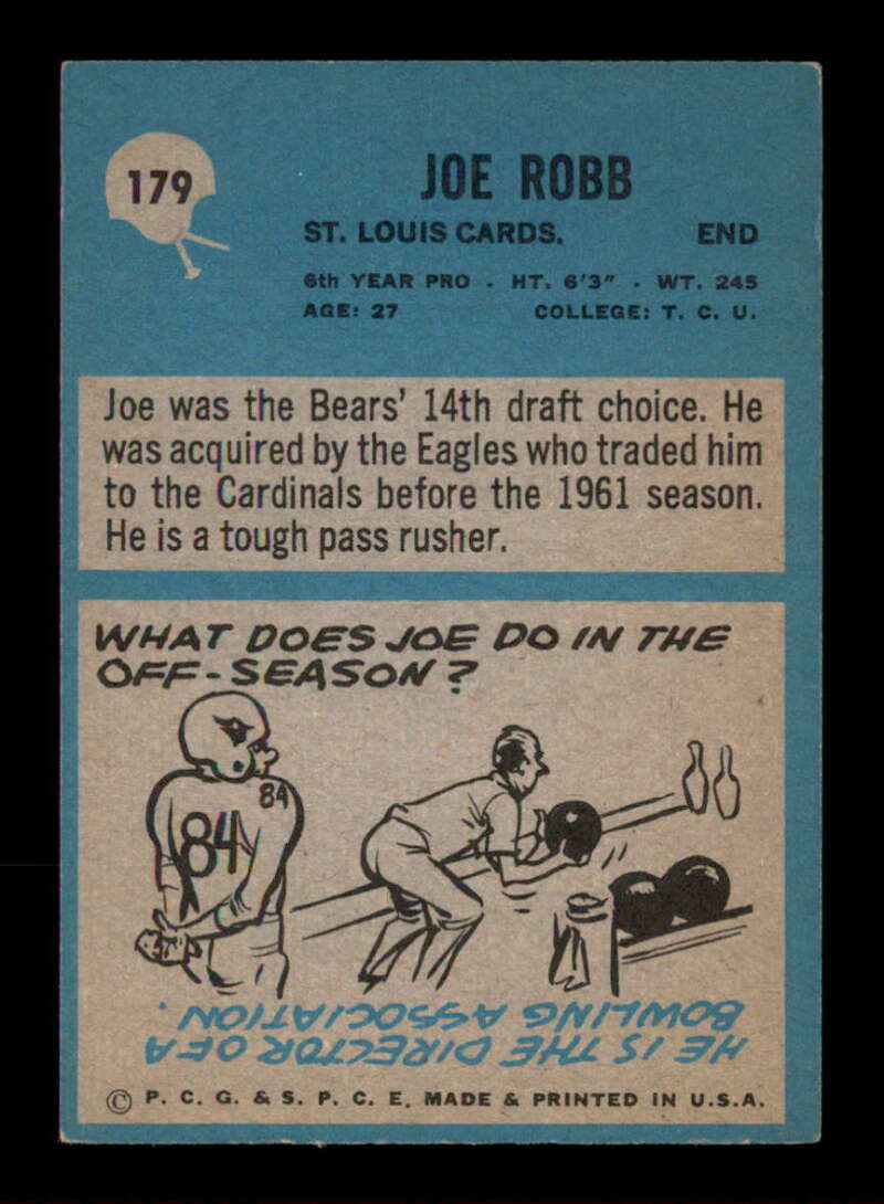 1964 Philadelphia - #179 Joe Robb (RC) for sale online | eBay