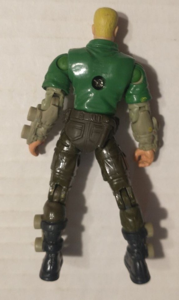 2003 GI Joe BUILT To RULE DUKE Action Figure BTR Hasbro Military Toy 3. ...