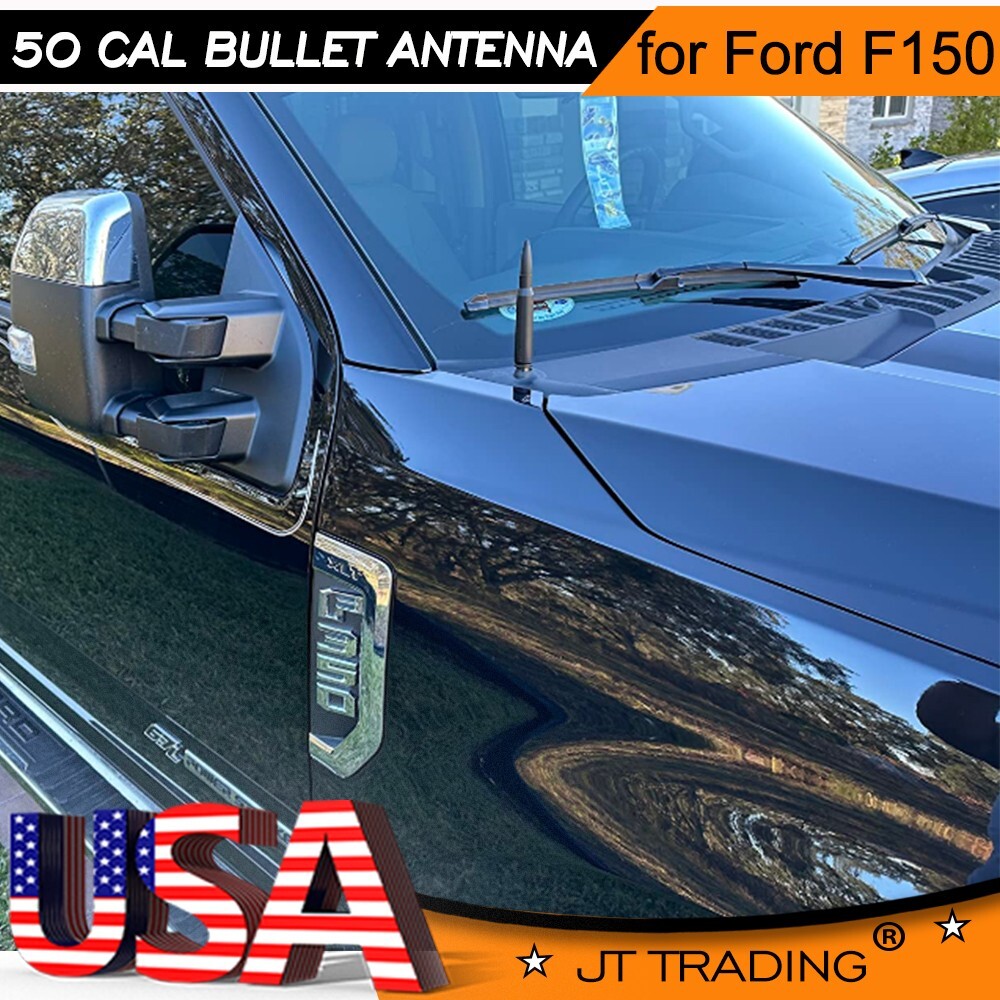 BLACK BULLET ANTENNA 50 CAL CALIBER for Ford F-150 Raptor Ranger F-250 ...