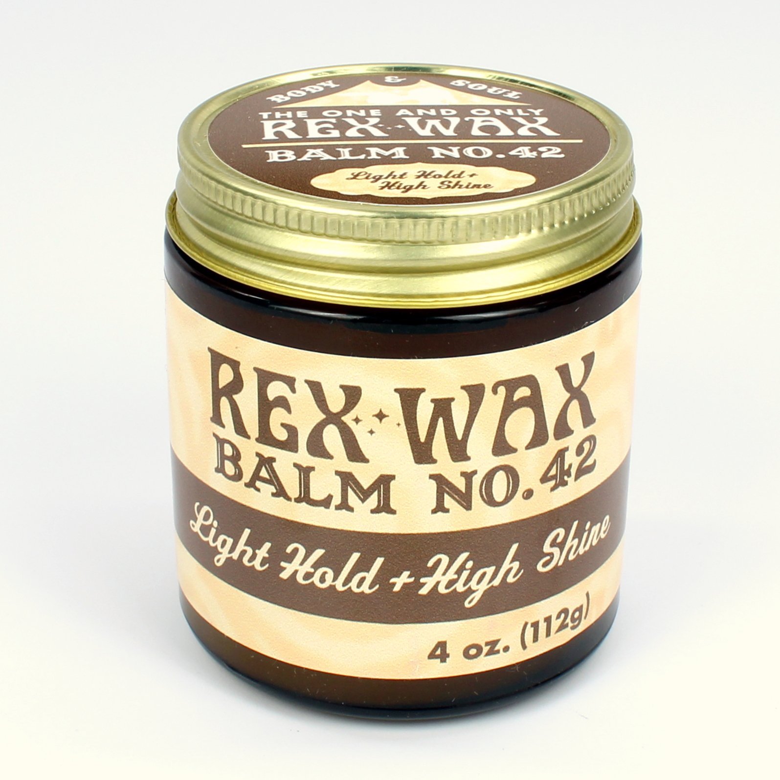 Rex Wax - Balm No. 42 Light Hold High Shine 4oz Pomade | eBay