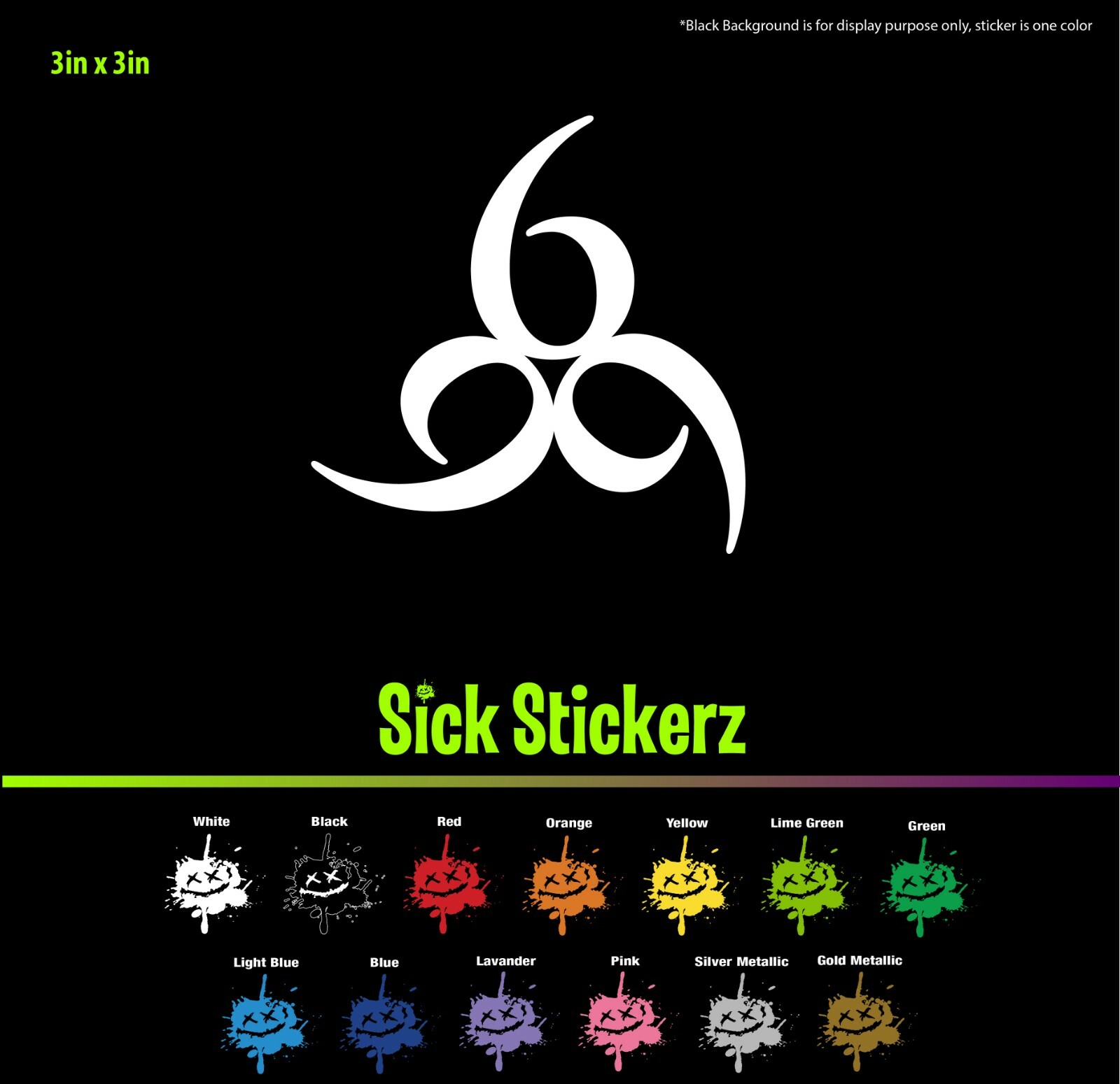 666 Satan Evil Hell Devil Worship Vinyl Decal Bumper Sticker Car ...