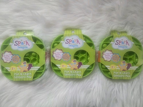 3 Spark Create Imagine Pop N Learn Sensory Pad With 26 Alphabet Green ...
