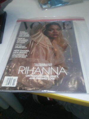 VOGUE Magazine November 2019 Issue RIHANNA Cover/Article BAGGED USED | eBay
