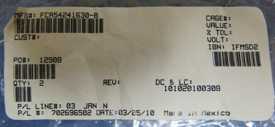 Delphi 54241630 Qty of 2 per Lot Automotive Connectors 16W FM HSING BLK ...