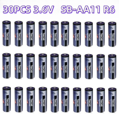 30PCS AA Non-rechargeable SB-AA11 3.6V Li Battery For PLC Machine 14500 ...