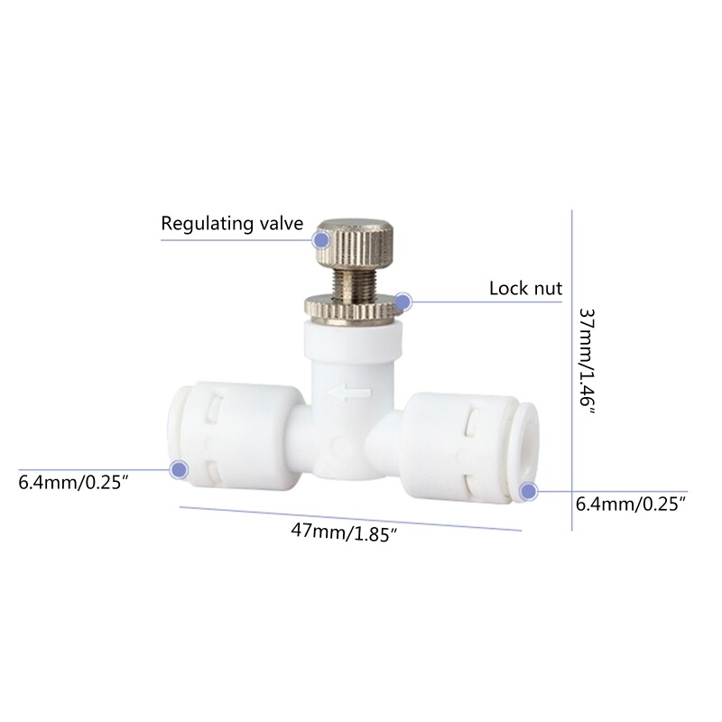 Compact Water Control for Valve Plastic Water Flow Adjust for Valve ...