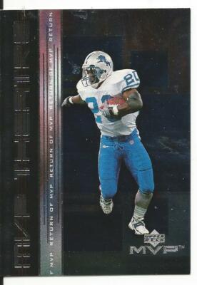 1999 Upper Deck Barry Sanders MVP Theatre Card #M11 Mint | eBay