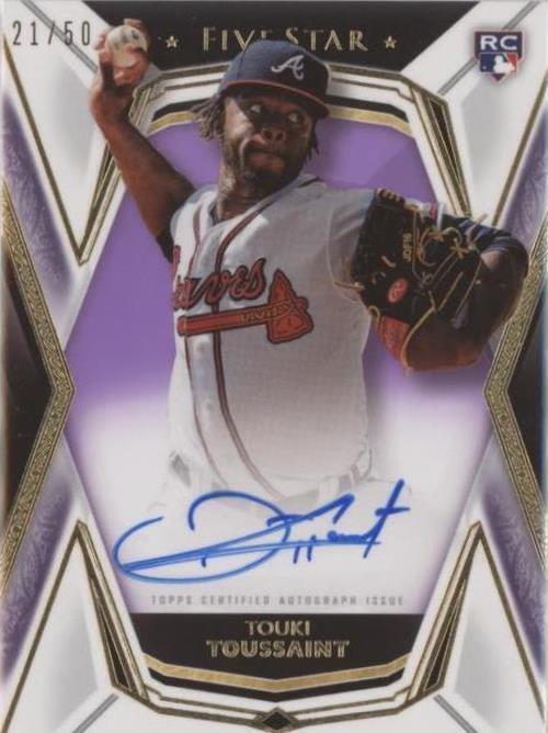 2019 Topps Five Star - Autographs Touki Toussaint #FSA-TT Purple /50 ...
