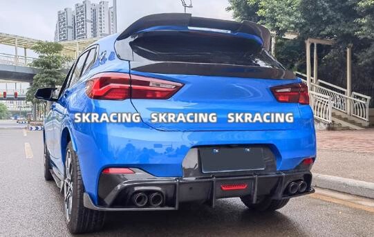 For BMW X2 F39 2018-2022 Real Carbon Fiber Rear Trunk Spoiler Wing New ...