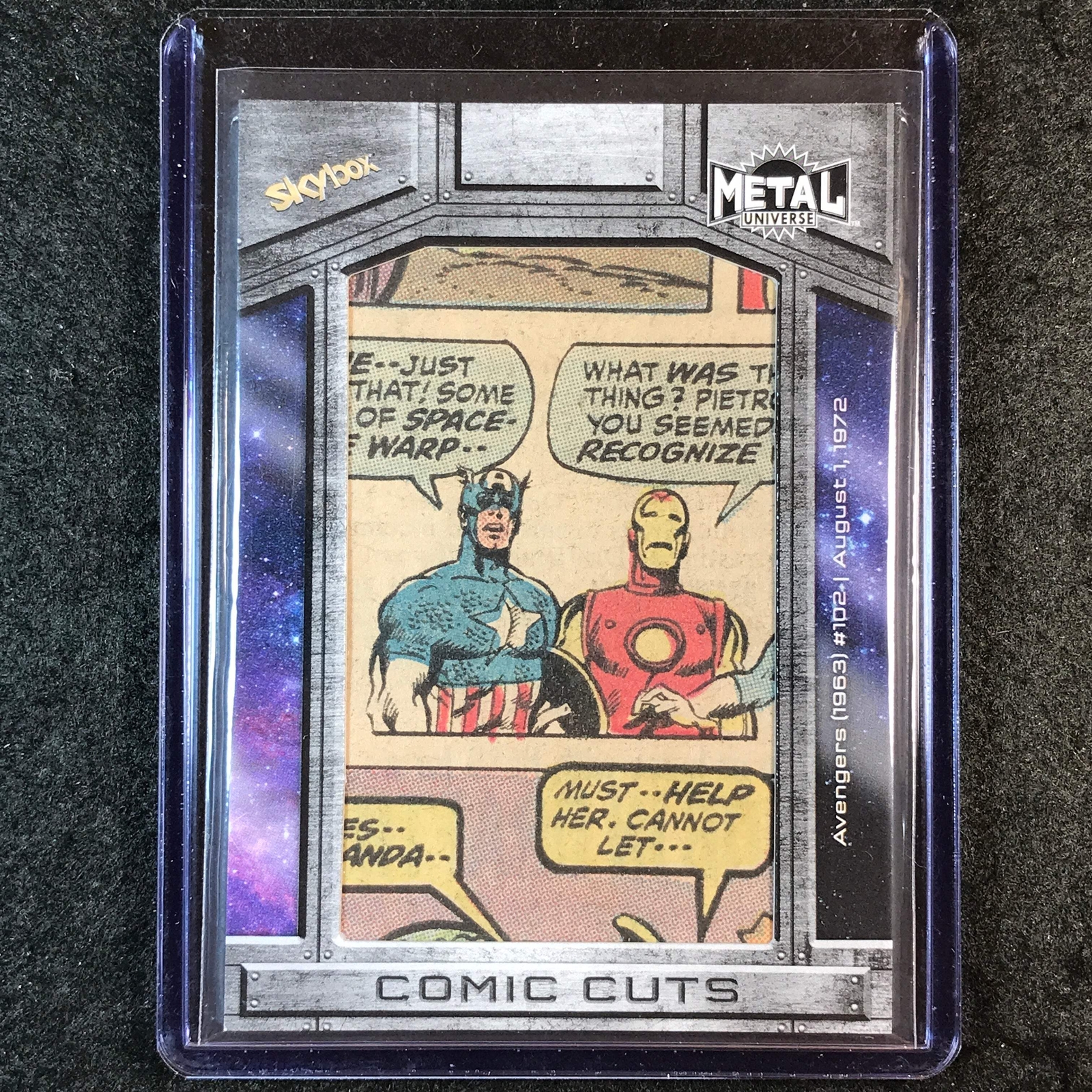 2024 Marvel Metal Universe Avengers AVENGERS (1963) #102 Comic Cuts 13/65 | eBay Australia