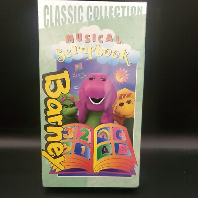 NEW!!BARNEY'S MUSICAL SCRAPBOOK FACTORY SEALED VHS 2000~52 Minutes ...