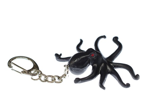 Octopus Keychain Octopus Miniblings Keyring Octopus Sea Black | eBay