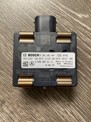 2019 Mercedes Benz RADARSENSOR A 000 905 52 11 Bosch 0 203 302 447 | eBay
