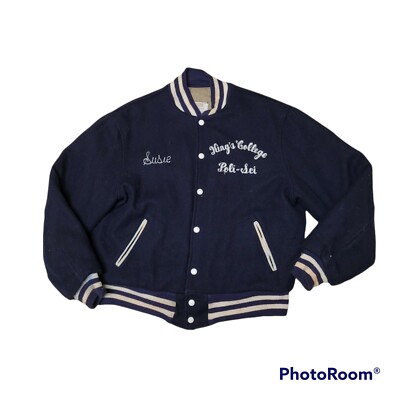 Vintage Empire Sporting Goods Kings College Pennsylvania Varsity Jacket ...