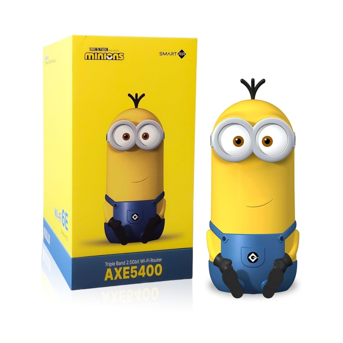 Davolink Minions Kevin Wi-Fi 6E Router, AXE5400, Tri Band