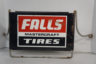 Rare Falls Mastercraft Tire Rack Sign Display Signs Gas Station Stand ...