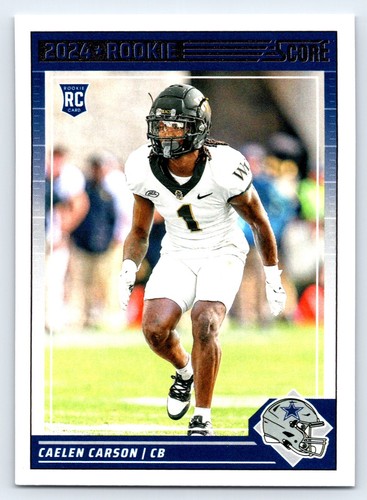 2024 Score #368 Caelen Carson Dallas Cowboys Rookie | eBay