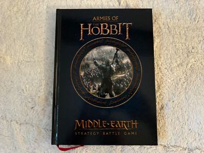 MIDDLE EARTH STRATEGY BATTLE GAME ARMIES OF HOBBIT RPG HARDCOVER BOOK ...