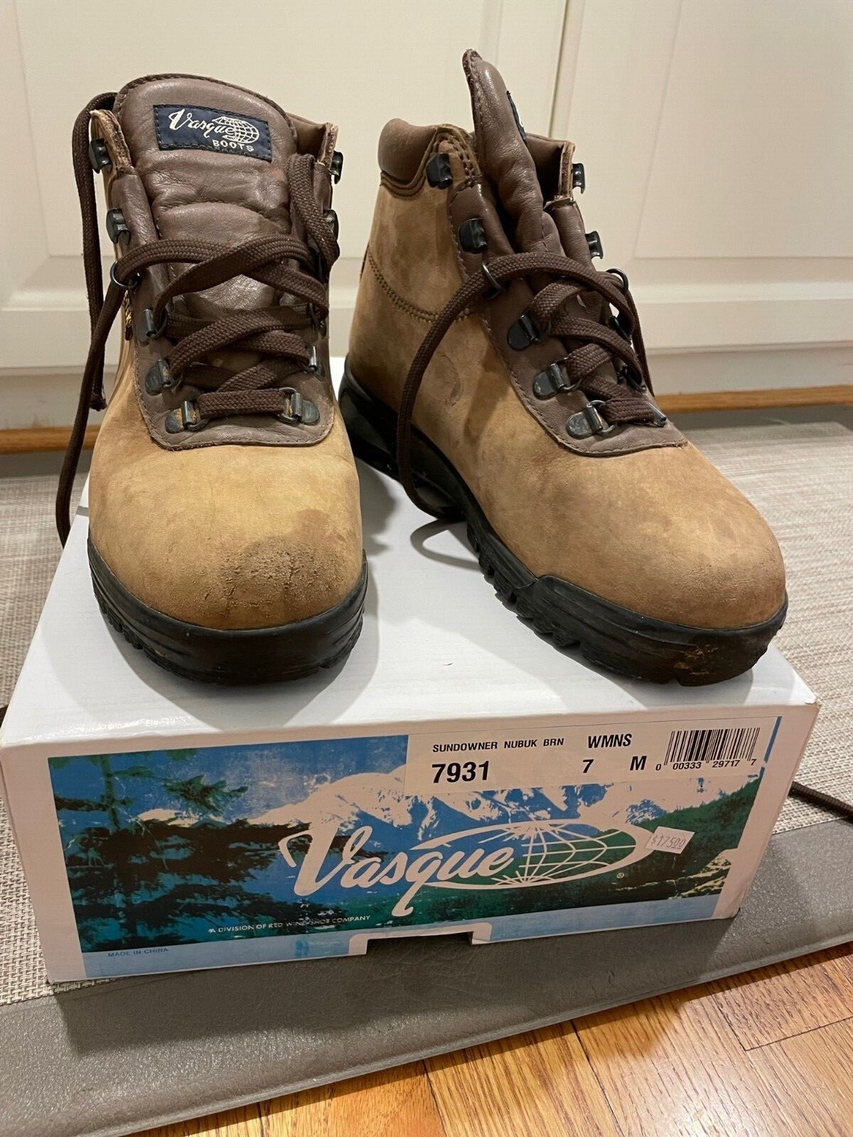 VASQUE Women's Sundowner Suede Nubuck Brown Hiking Bo… - Gem