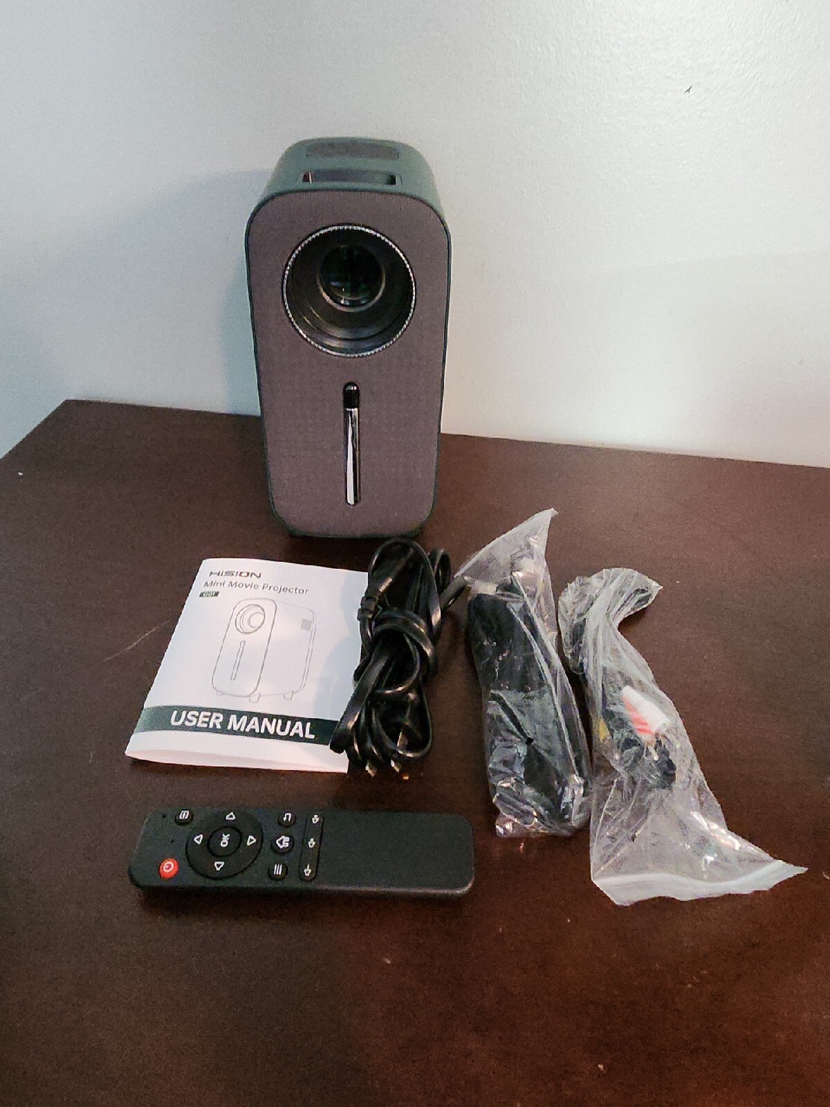 Mini Projector HISION Bluetooth Projector 1080P Projector 4K Movie ...