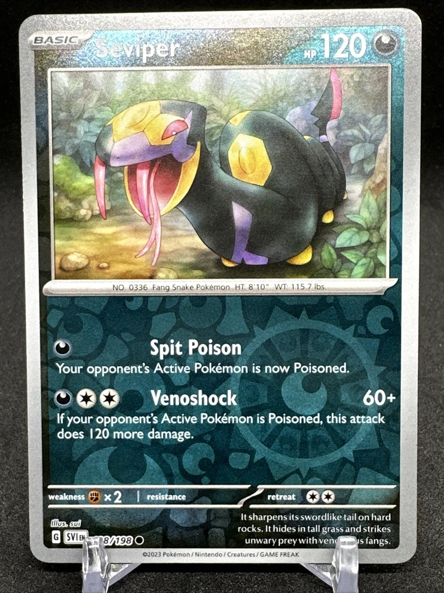 Pokemon Seviper Card