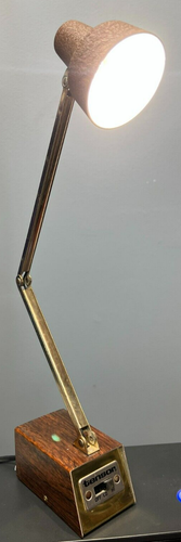 MCM Tensor Model 1500 Brown Faux Wood Swivel Lamp Vintage Tested | eBay