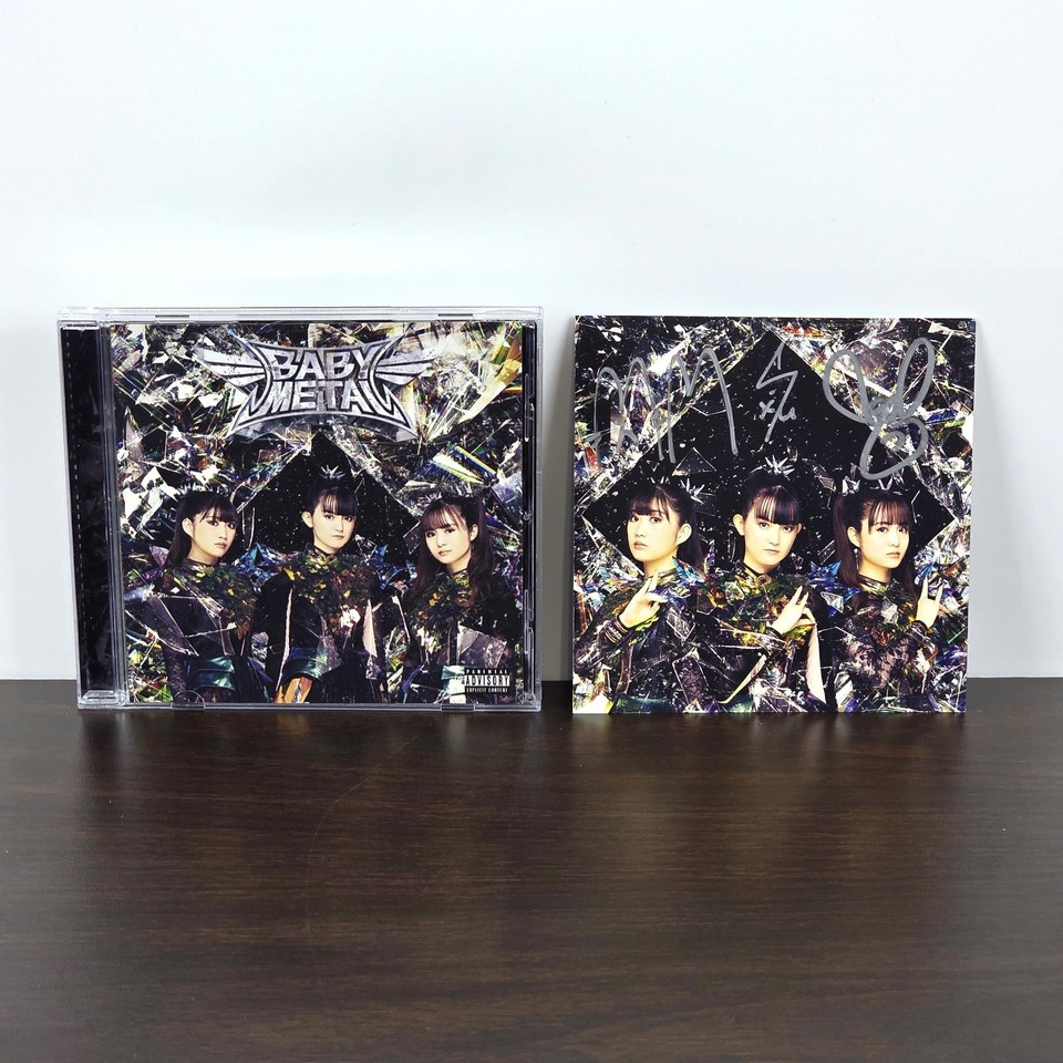 BABYMETAL Metal Forth ALL MEMBERS CD w SIGNED Autographed Card Insert ...