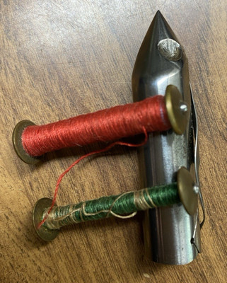 Vtg antique Singer sewing machine bullet shuttle & bobbin | eBay