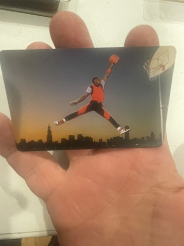 AIR MICHAEL JORDAN JUMPMAN RETRO Gift Card NIKE SUPER RARE🔥MINT Black ...