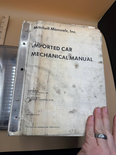 1977 Mitchell Manuals Inc. Imported Car Mechanic Manual Automotive | eBay